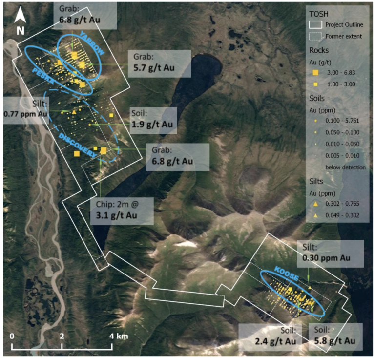 SNOWLINE GOLD SIGNIFICANTLY EXPANDS CLIFF AND TOSH LAND POSITIONS ...